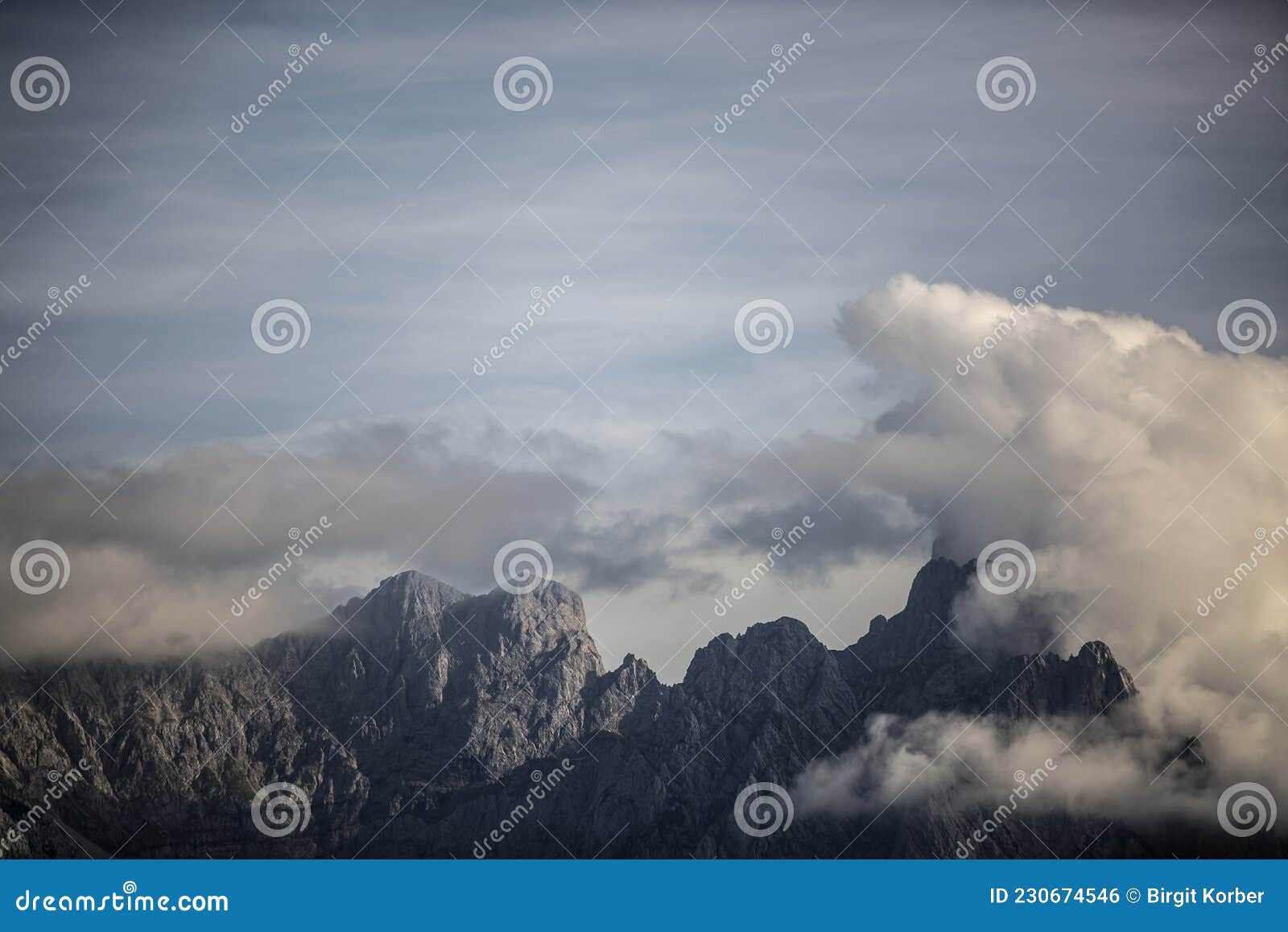 Mountain Panorama in Bavaria, Germany Stock Photo - Image of panorama ...