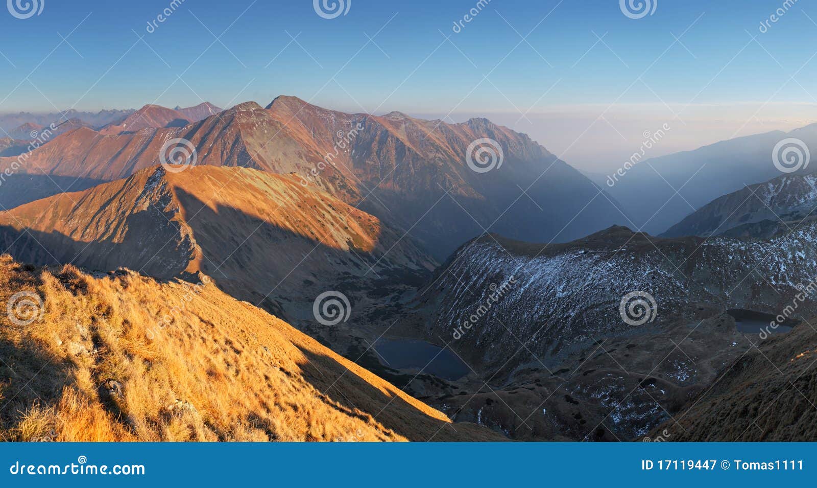 Mountain Panorama - High West Tatras, Slovakia Stock Image - Image of ...