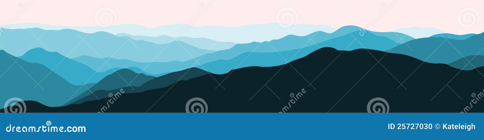Mountain Panorama Vector stock vector. Illustration of layered - 25727030