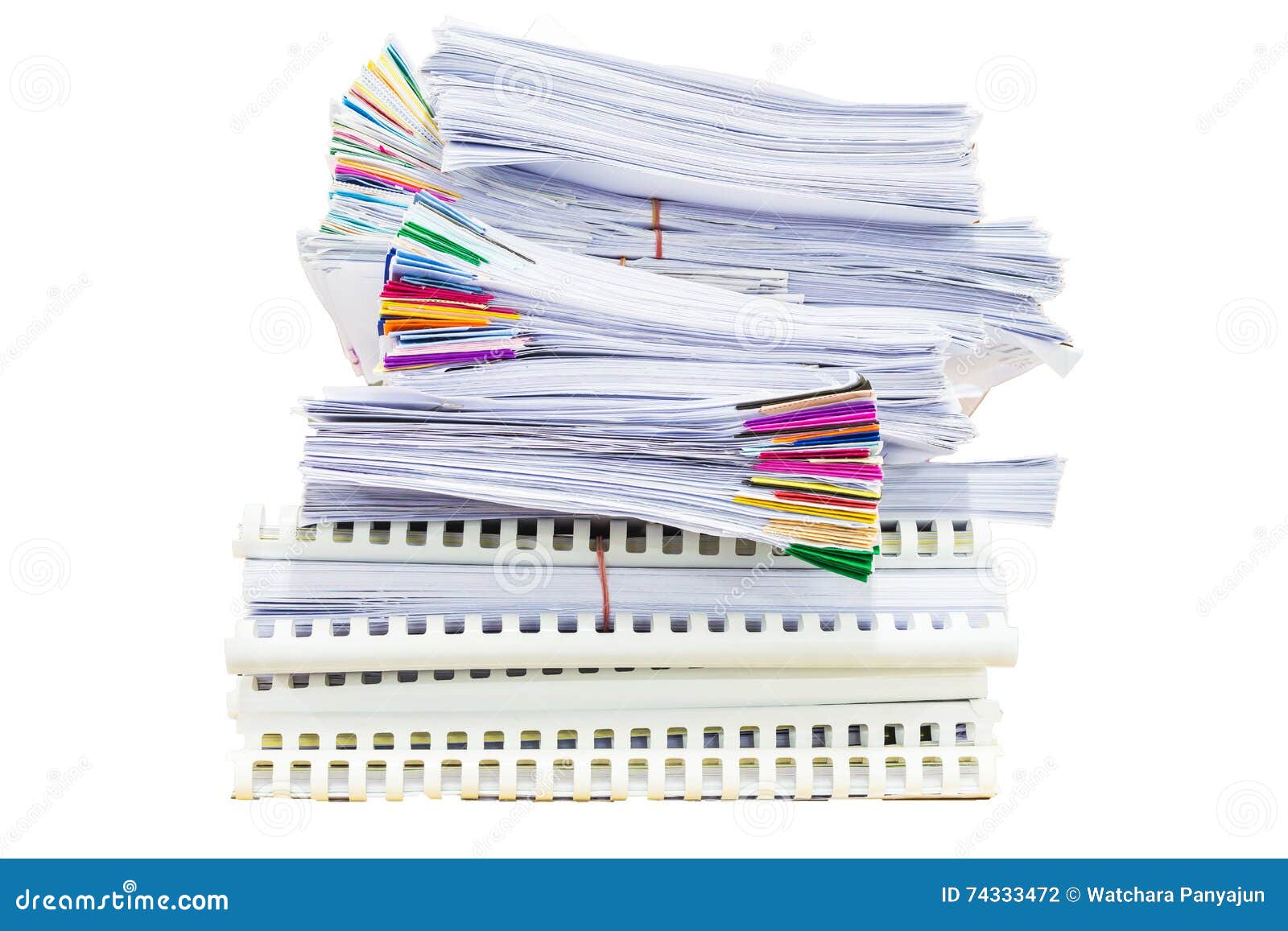 Mountain of Paper Symbolizing Workload Stock Photo - Image of offer ...