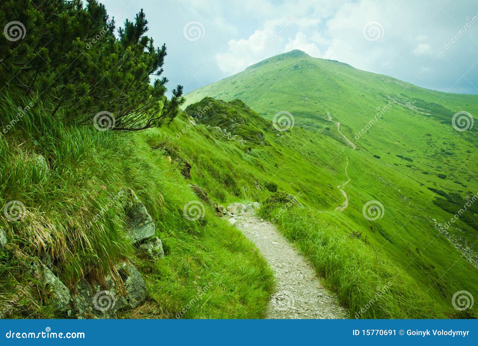 Mountain path stock image. Image of beautiful, scene - 15770691