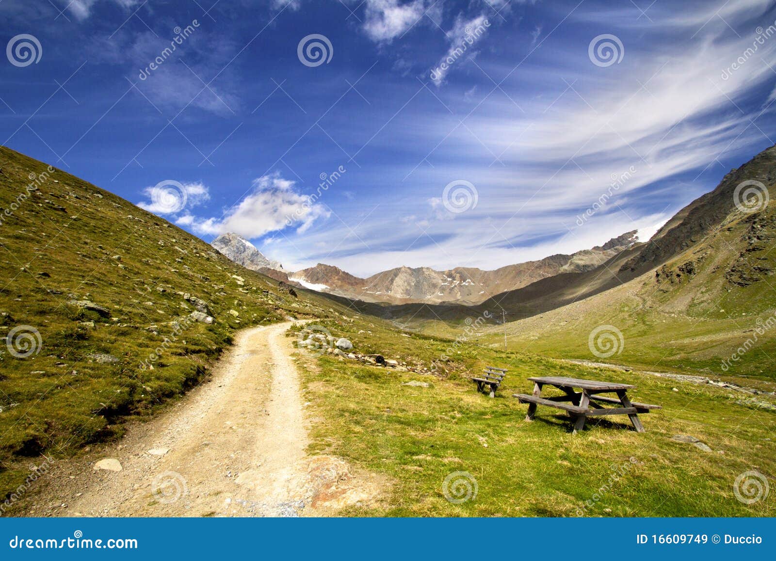 Mountain path stock image. Image of serene, rocky, nature - 16609749