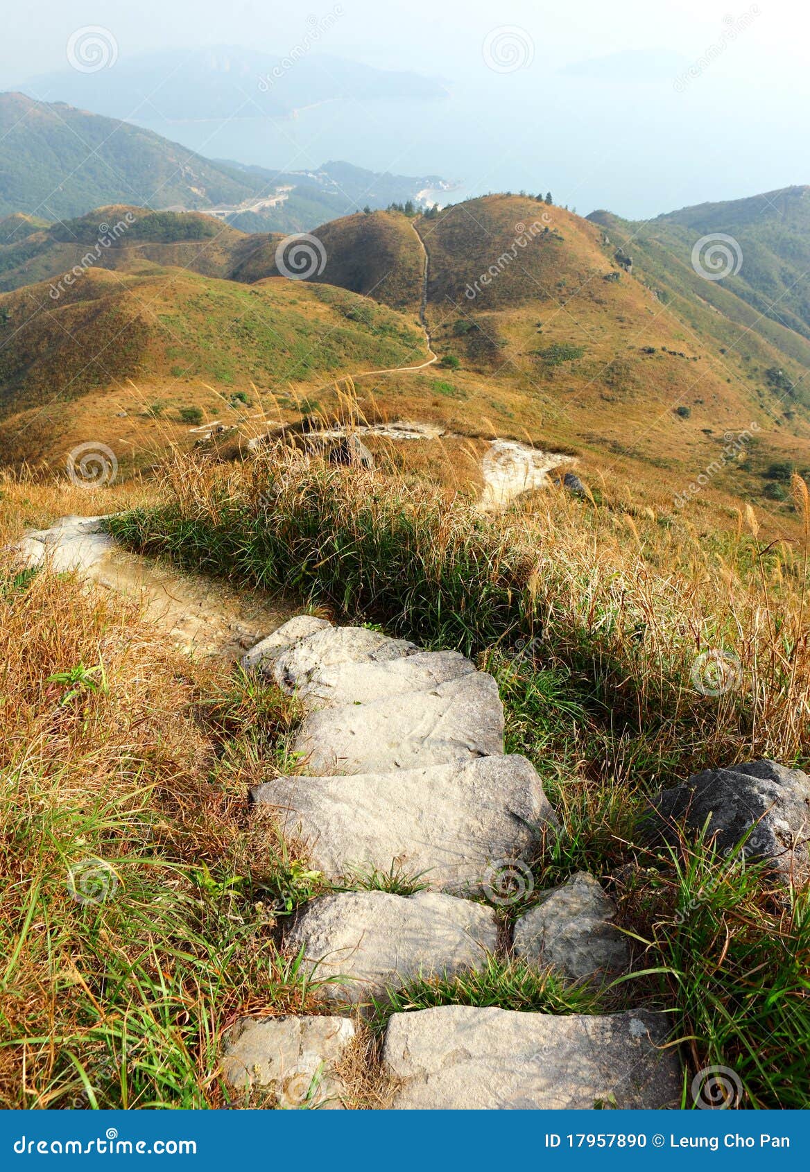 Mountain path stock photo. Image of landscape, lawn, slope - 17957890
