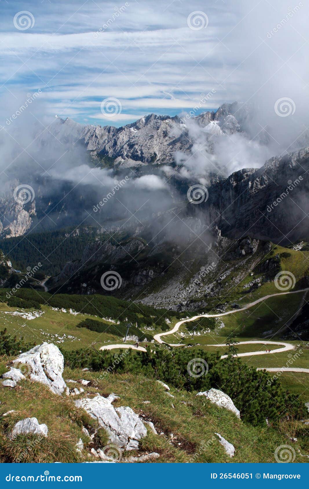 Mountain path stock image. Image of field, beautiful - 26546051