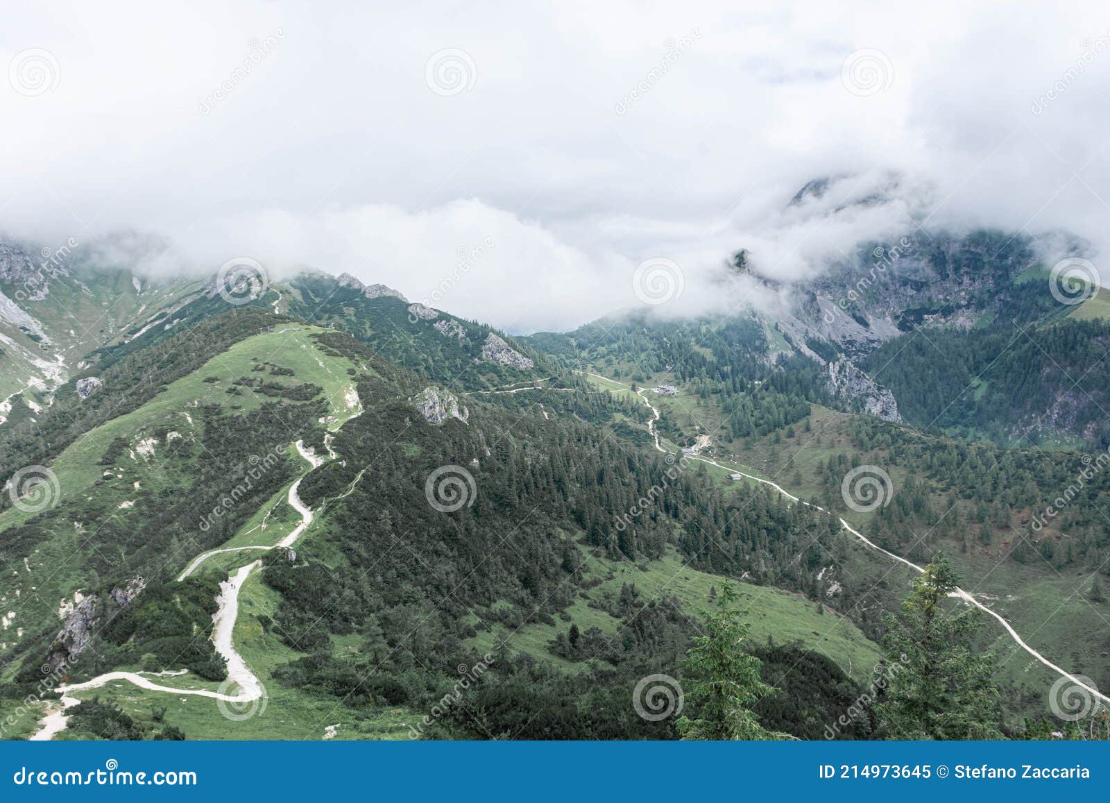 Mountain Path through Mount Jenner in Germany Stock Image - Image of ...