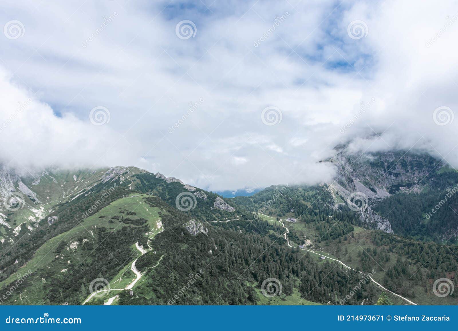 Mountain Path through Mount Jenner in Germany Stock Image - Image of ...