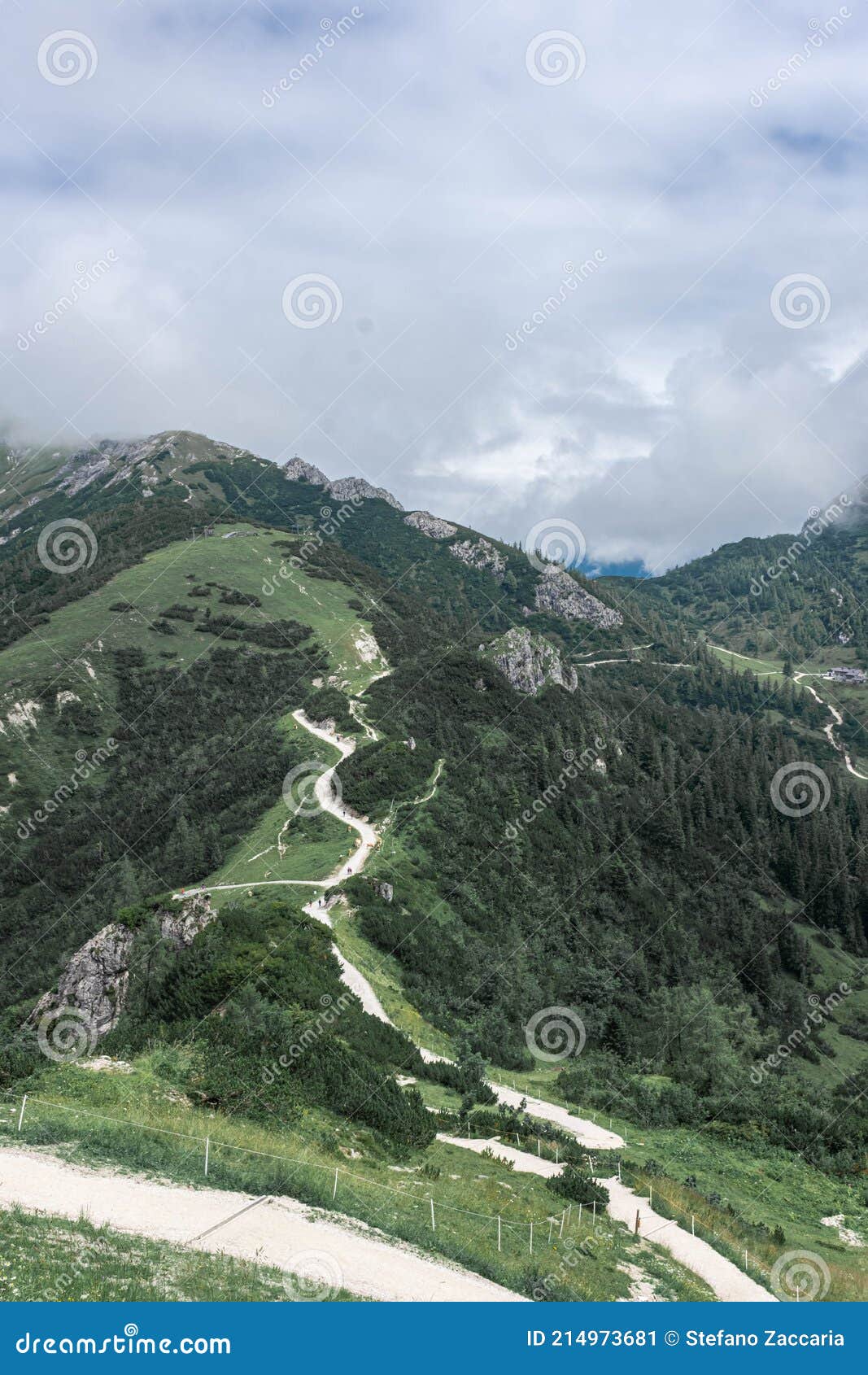 Mountain Path through Mount Jenner in Germany Stock Image - Image of ...