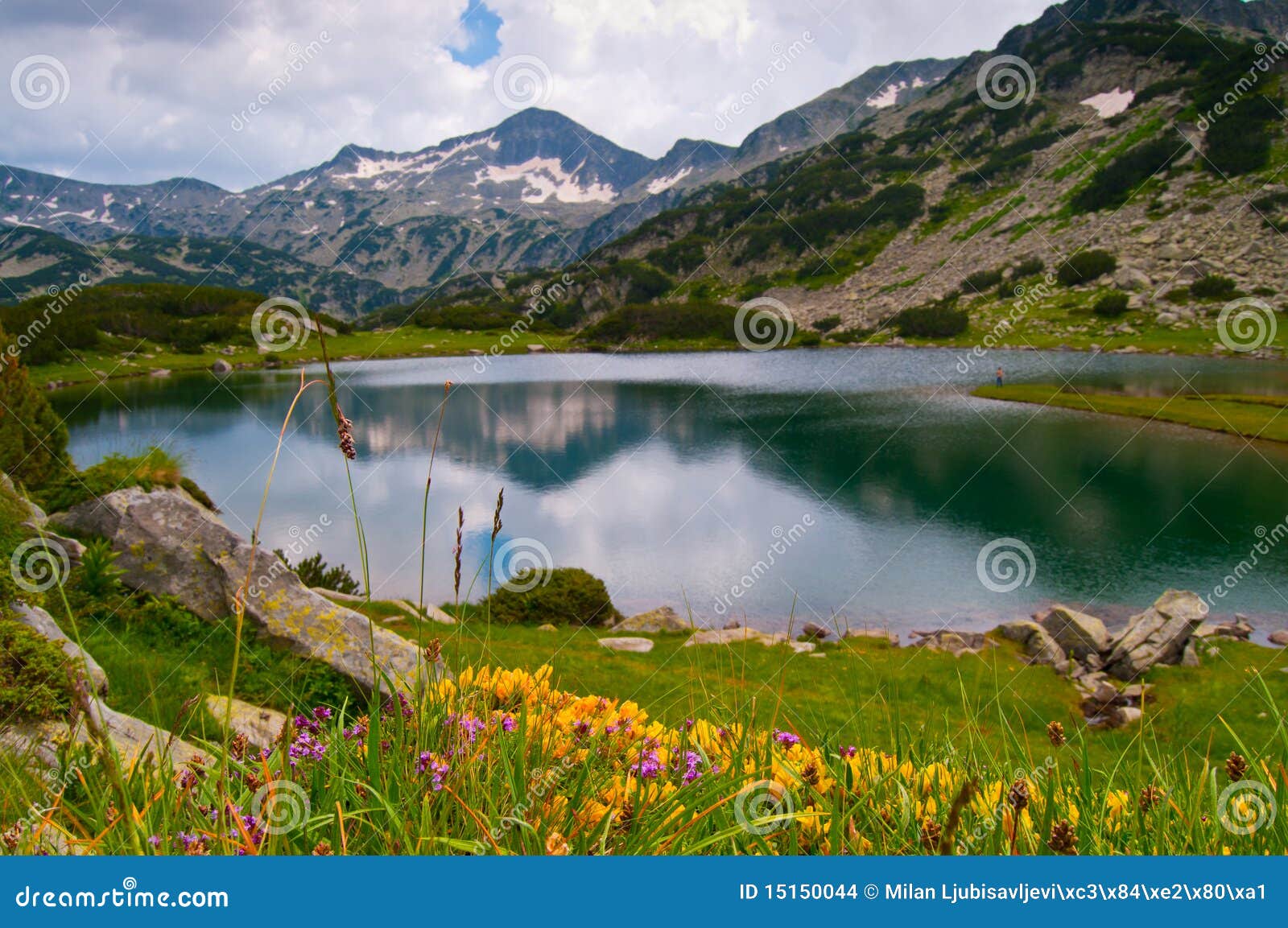 Mountain Peaceful Lake stock photo. Image of peaceful - 15150044