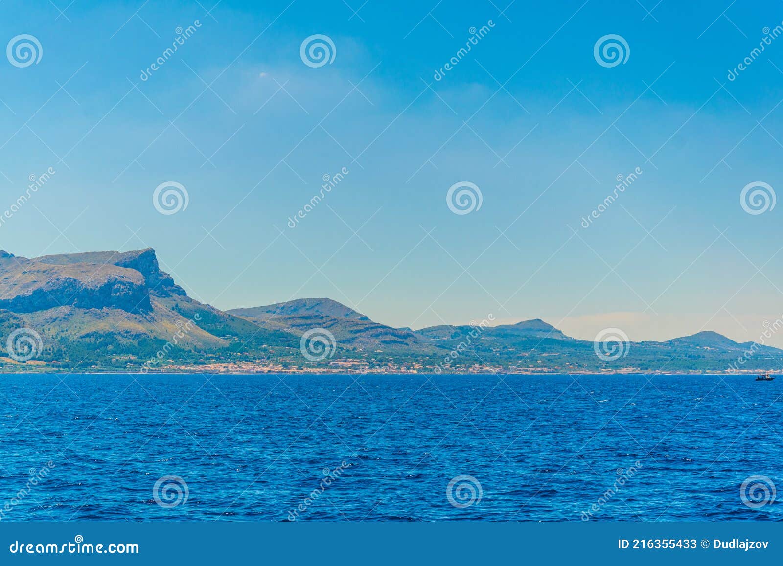 Mountain Peaks at the Parque Natural De Levante Stock Image - Image of ...