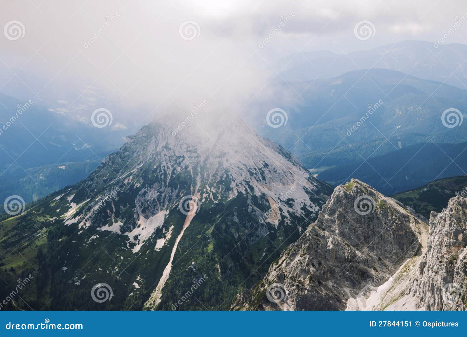 Mountain pick stock image. Image of hill, summer, landscape - 27844151