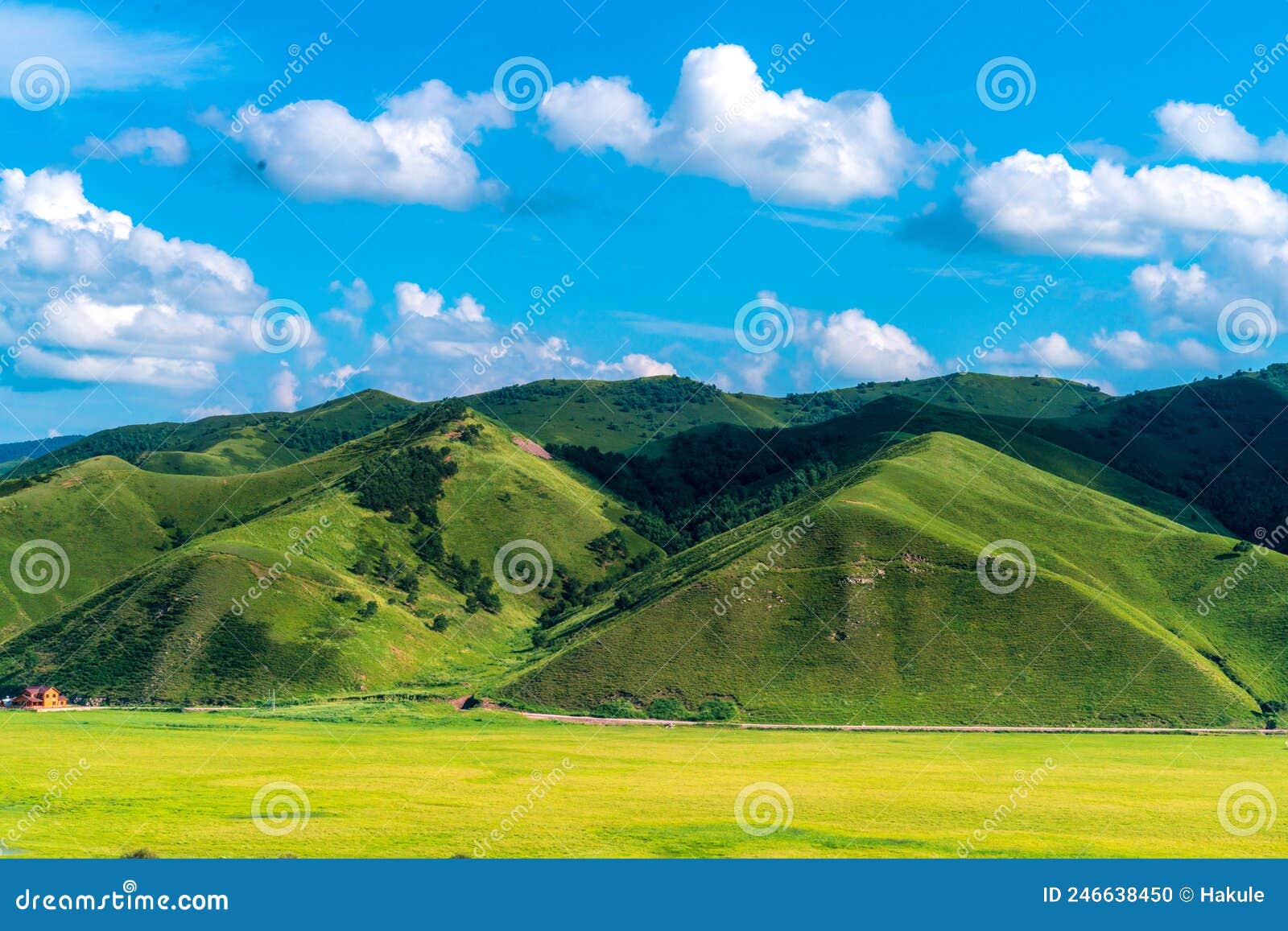 Mountain and plain stock photo. Image of plain, china - 246638450
