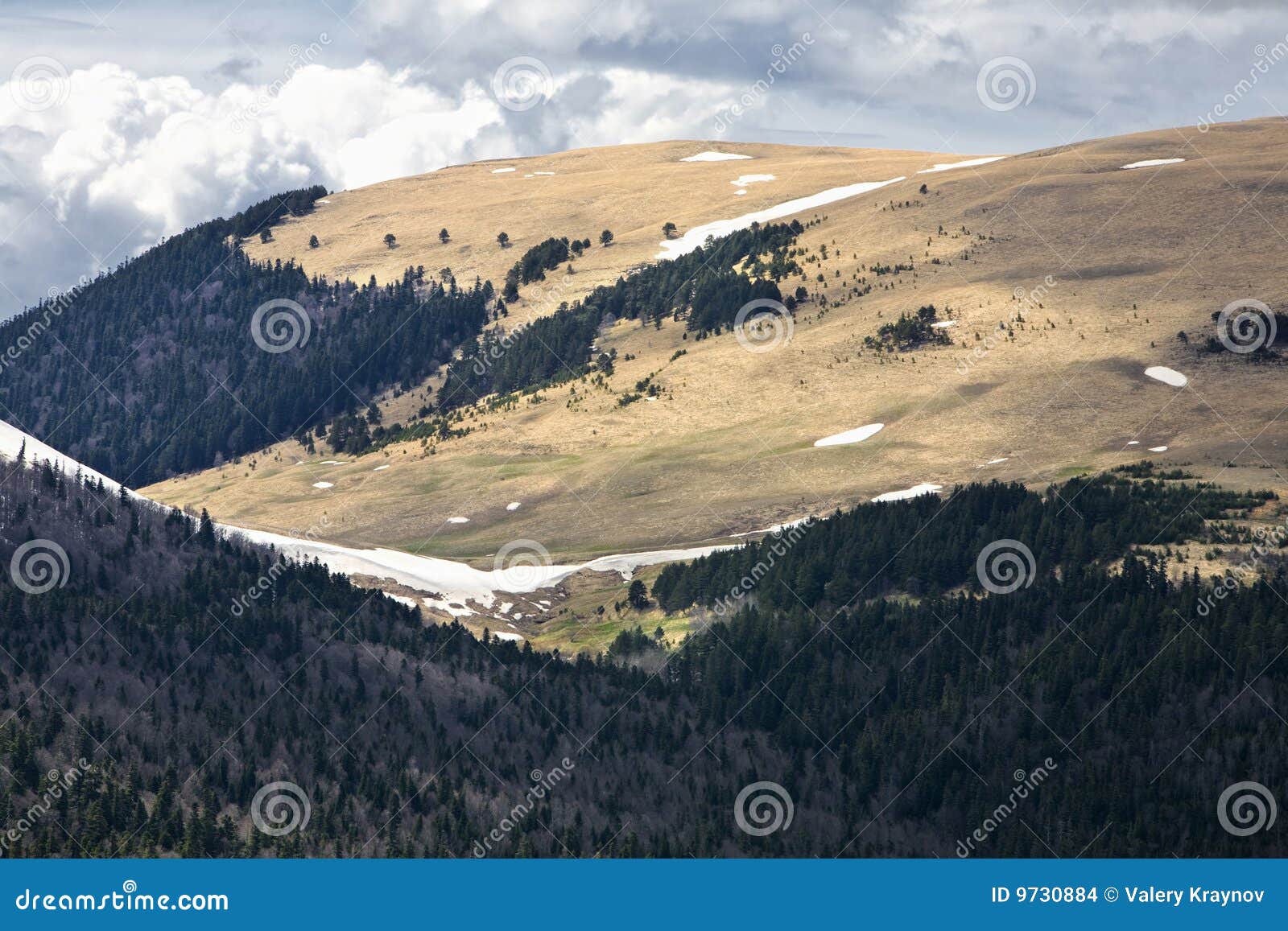 Mountain plateau Lago-Naki stock photo. Image of grass - 9730884