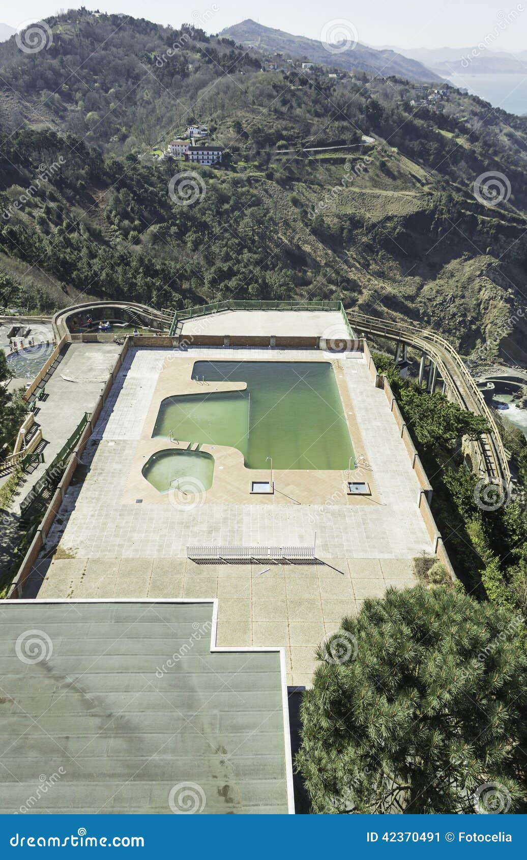 Mountain Pool stock image. Image of recreational, shower - 42370491