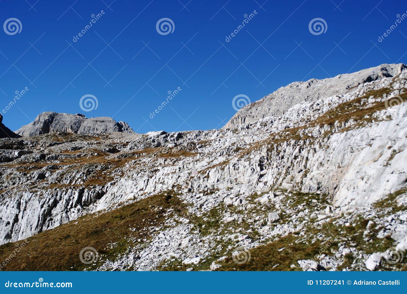 Mountain profile stock image. Image of stones, rock, blue - 11207241