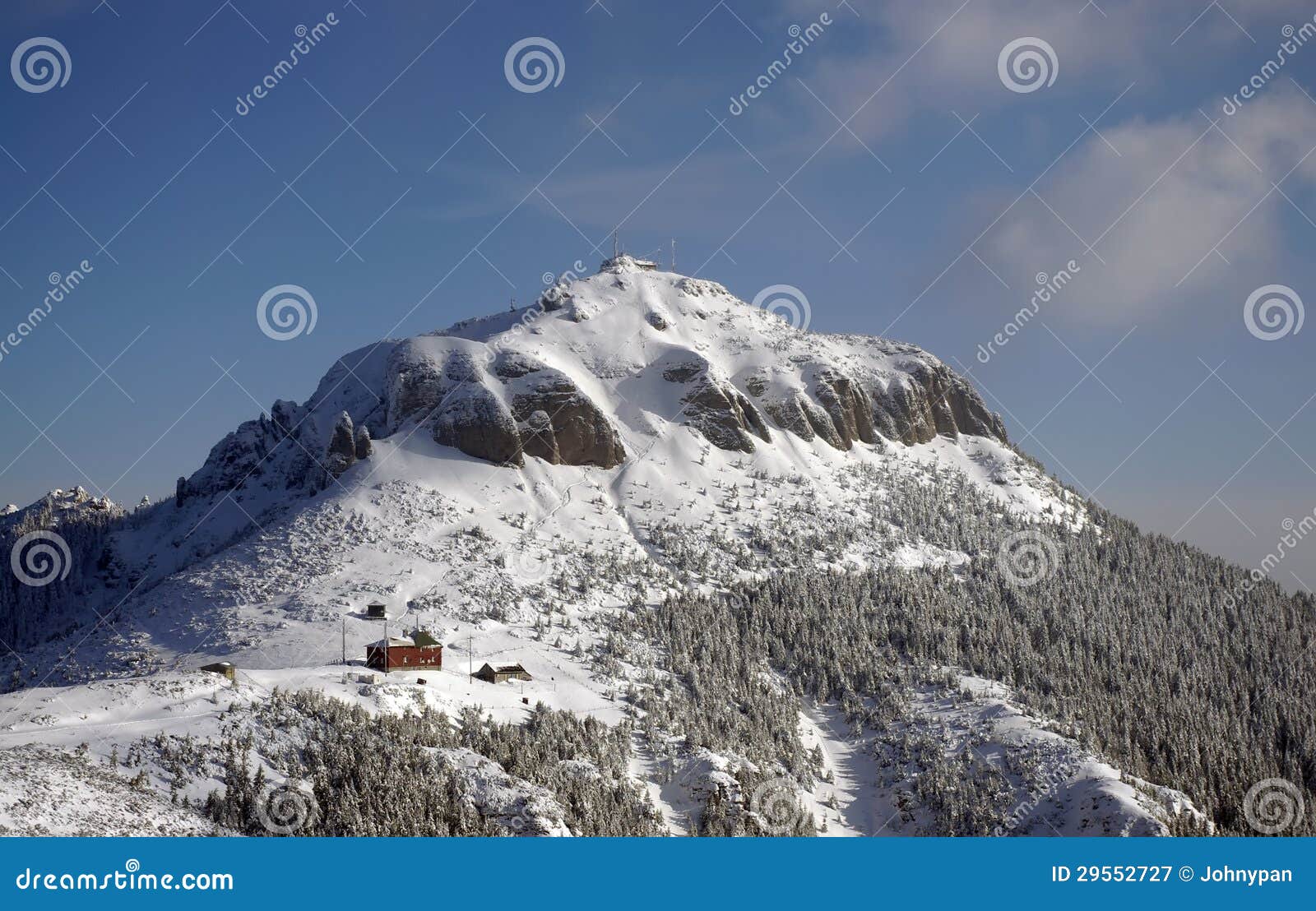 Mountain pyramid stock image. Image of slope, blue, carpathians - 29552727