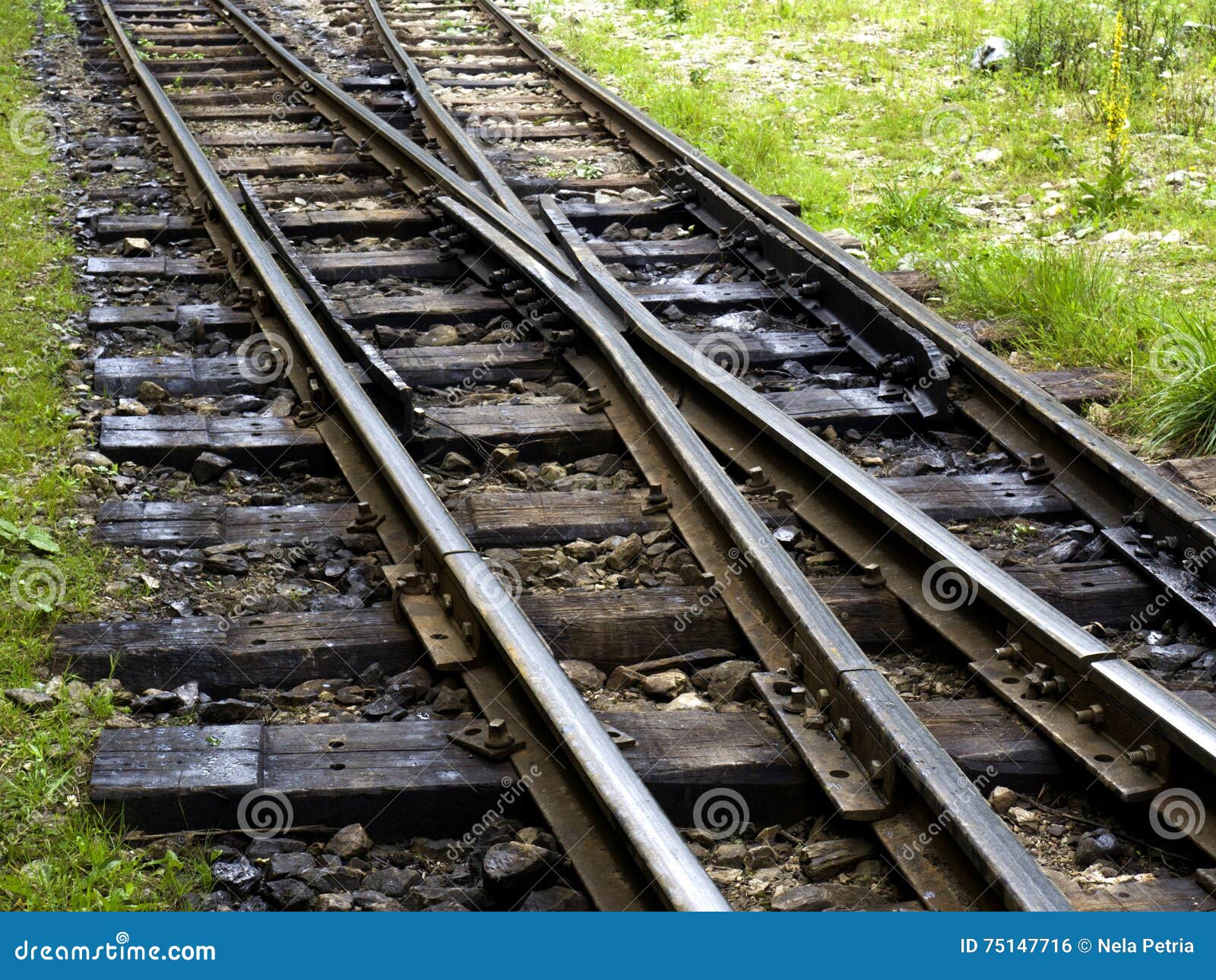 Mountain railway stock photo. Image of line, railroads - 75147716