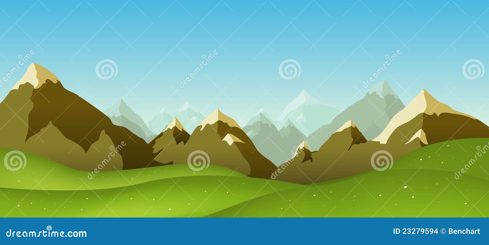 Mountain Range stock vector. Illustration of mountain - 23279594