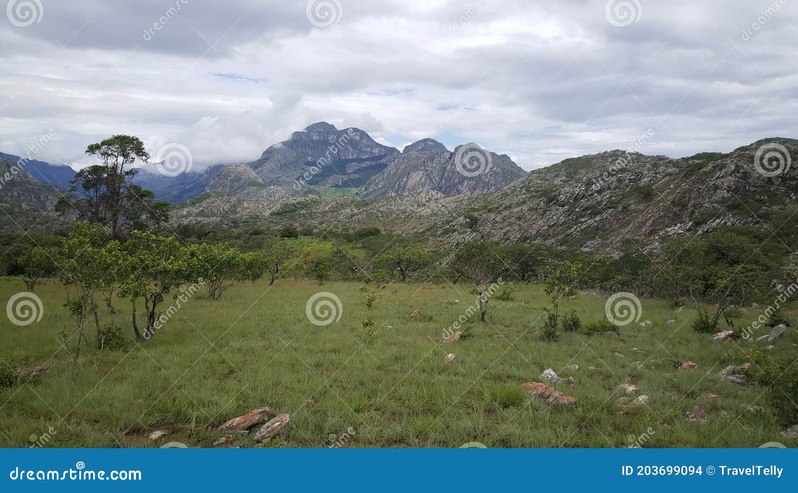 Mountain Range Around Chimanimani National Park Stock Photo - Image of ...