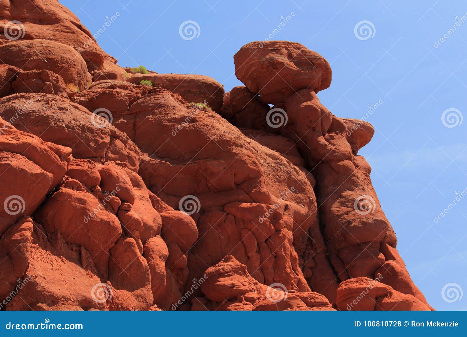 Senic View of the Red Rock Cliffs Stock Photo - Image of senic, sage ...
