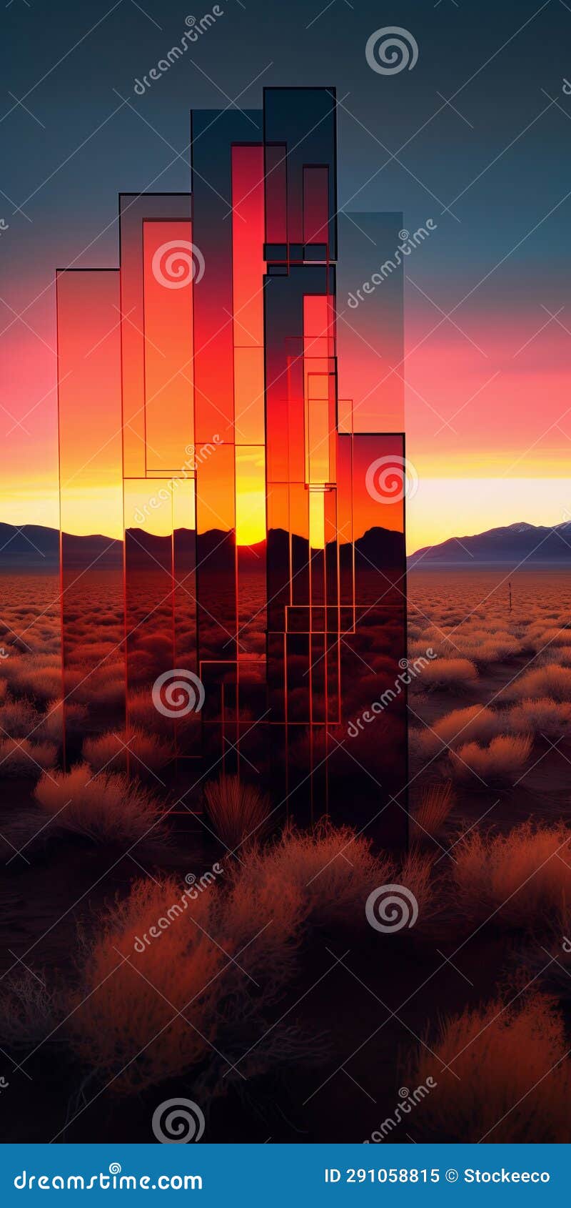 Captivating Desert Painting with Digital Symmetry and Anamorphic Lens ...