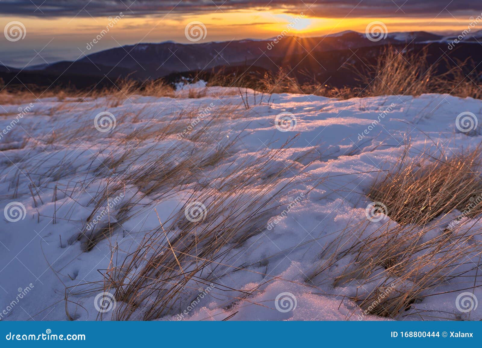 Snowy Mountains in the Early Spring Stock Photo - Image of mountains ...
