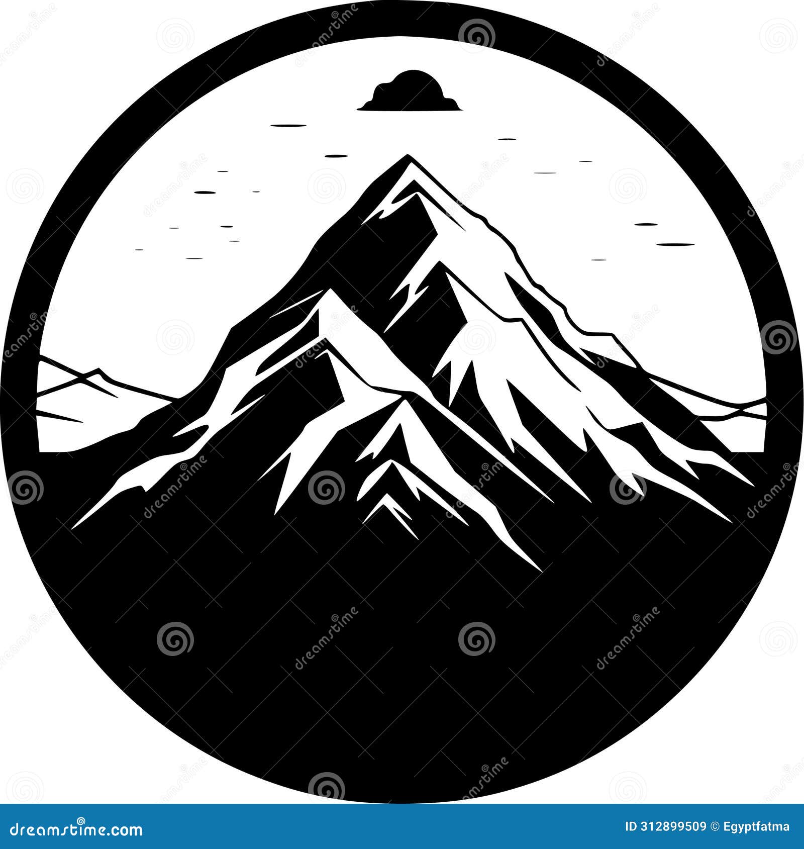 Mountain Range - High Quality Vector Logo - Vector Illustration Ideal ...