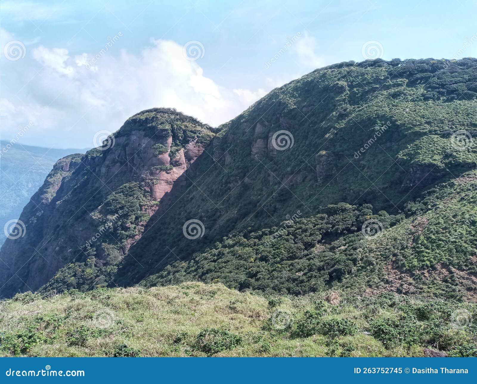 Mountain Range - Knuckles Sri Lanka Stock Image - Image of hill ...