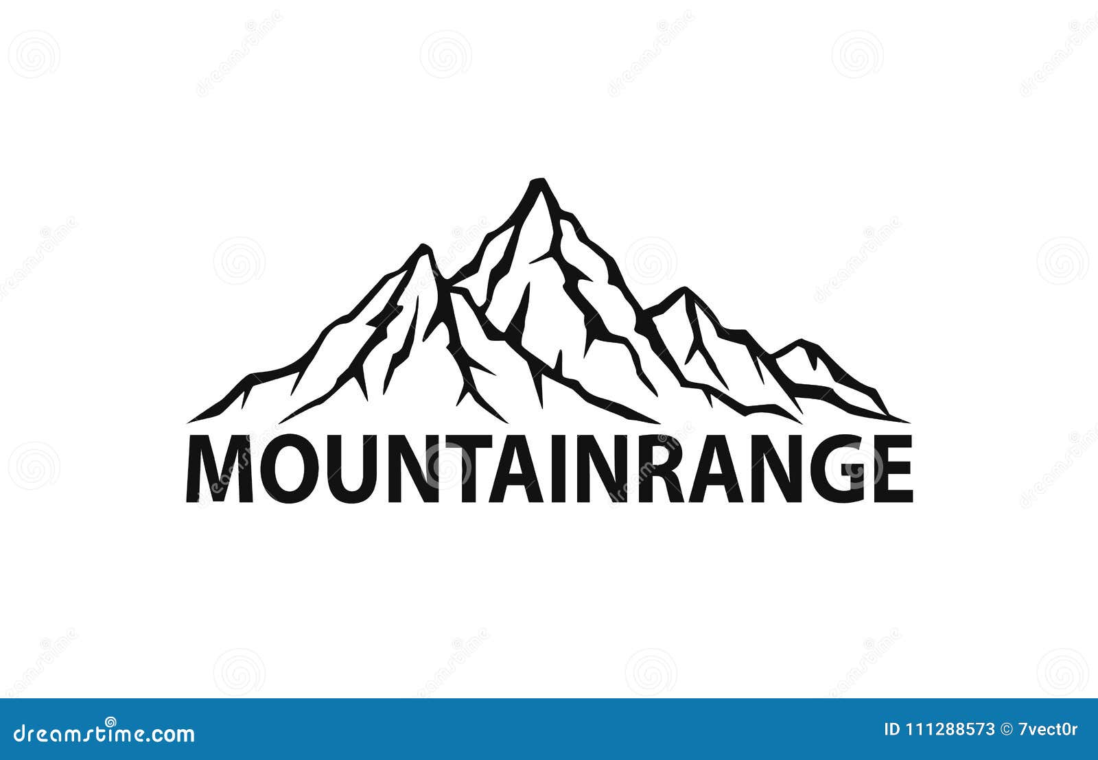 Mountain Range Graphic