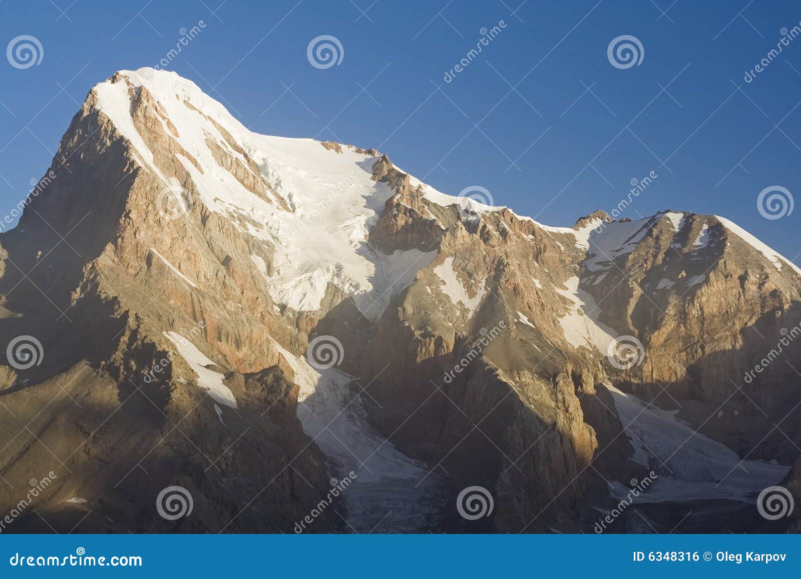 Mountain Range in the Morning Stock Photo - Image of contrast ...