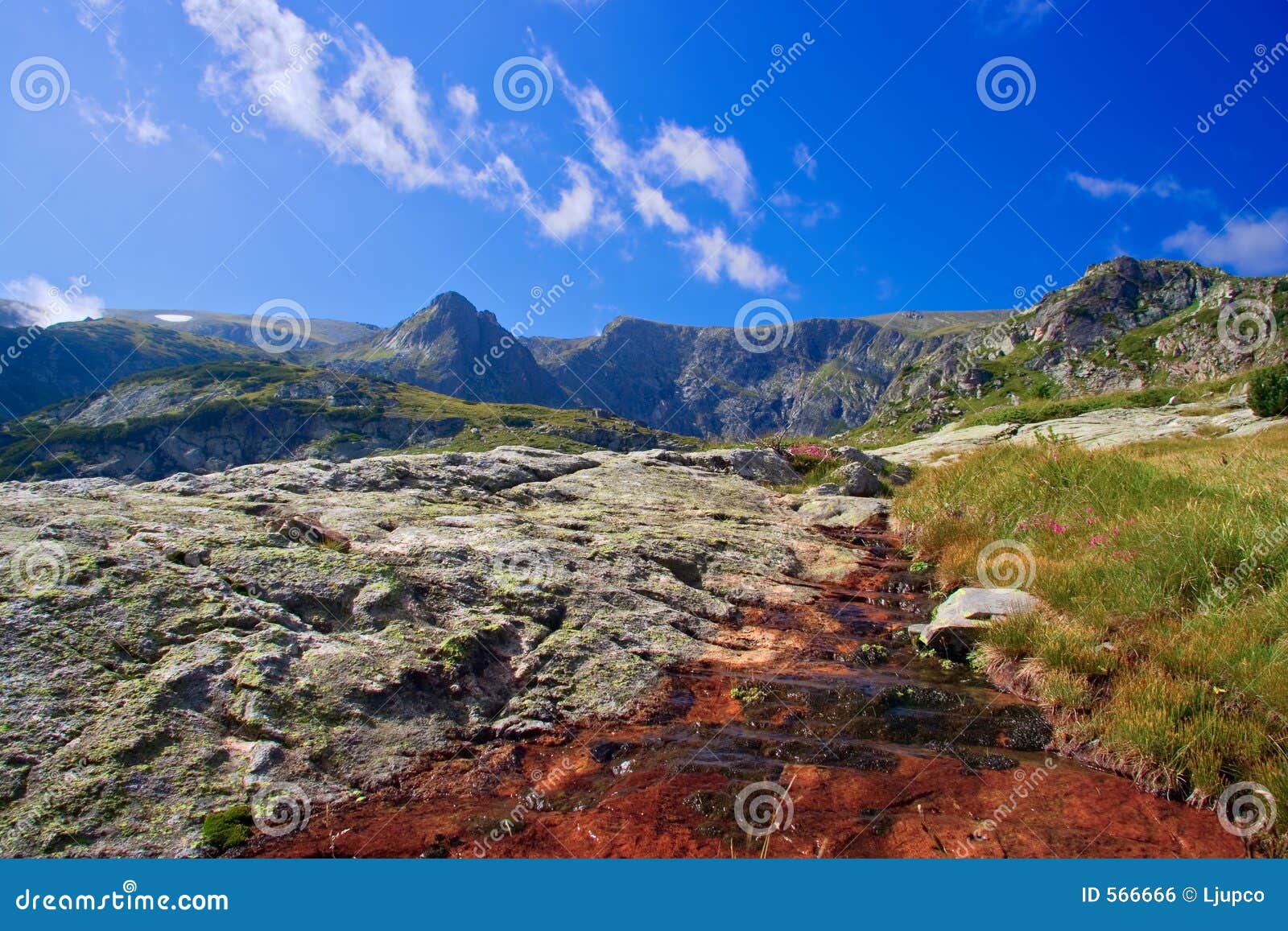 Mountain Range at Rila Mountain Stock Photo - Image of peak, fresh: 566666
