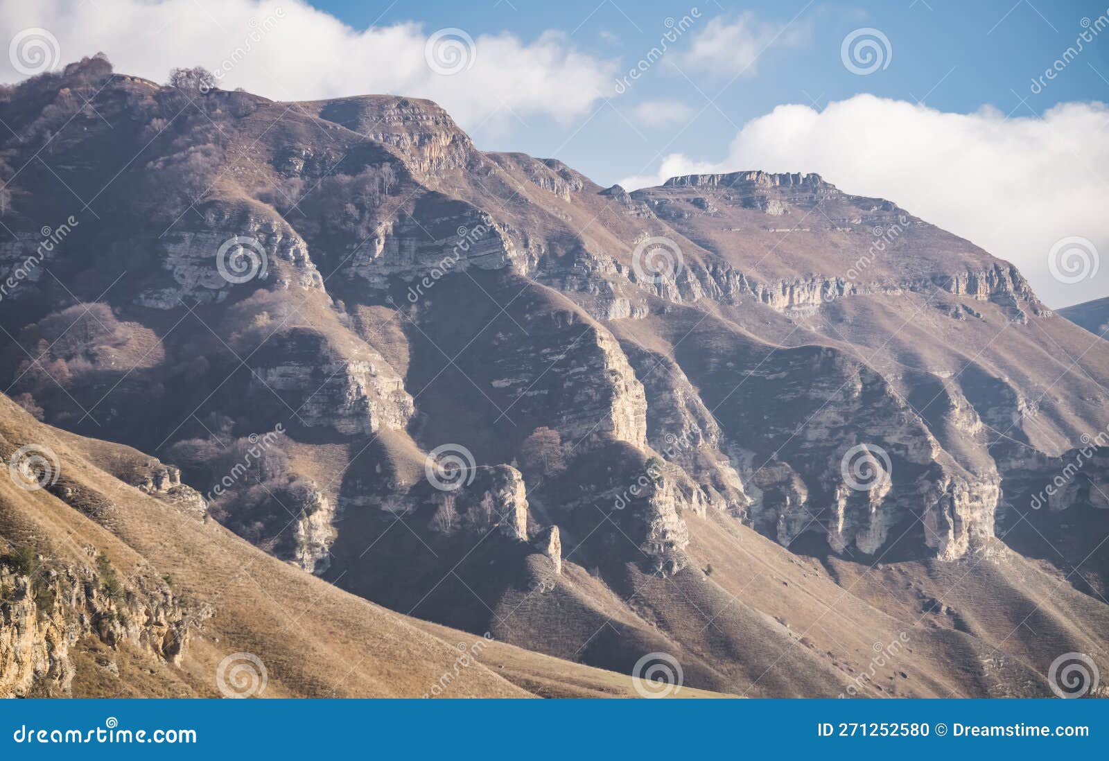 Mountain Range with Rocky Cliffs and Ridges Made of Stones in the ...