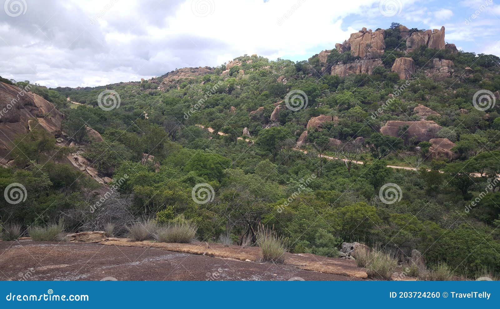 Mountain Range Scenery at Matobo National Park Stock Photo - Image of ...