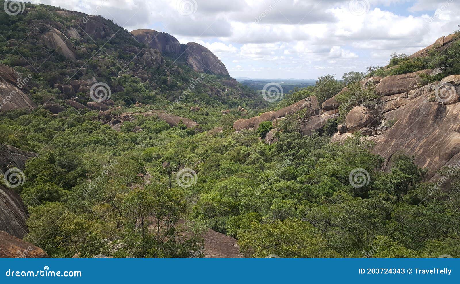 Mountain Range Scenery at Matobo National Park Stock Image - Image of ...