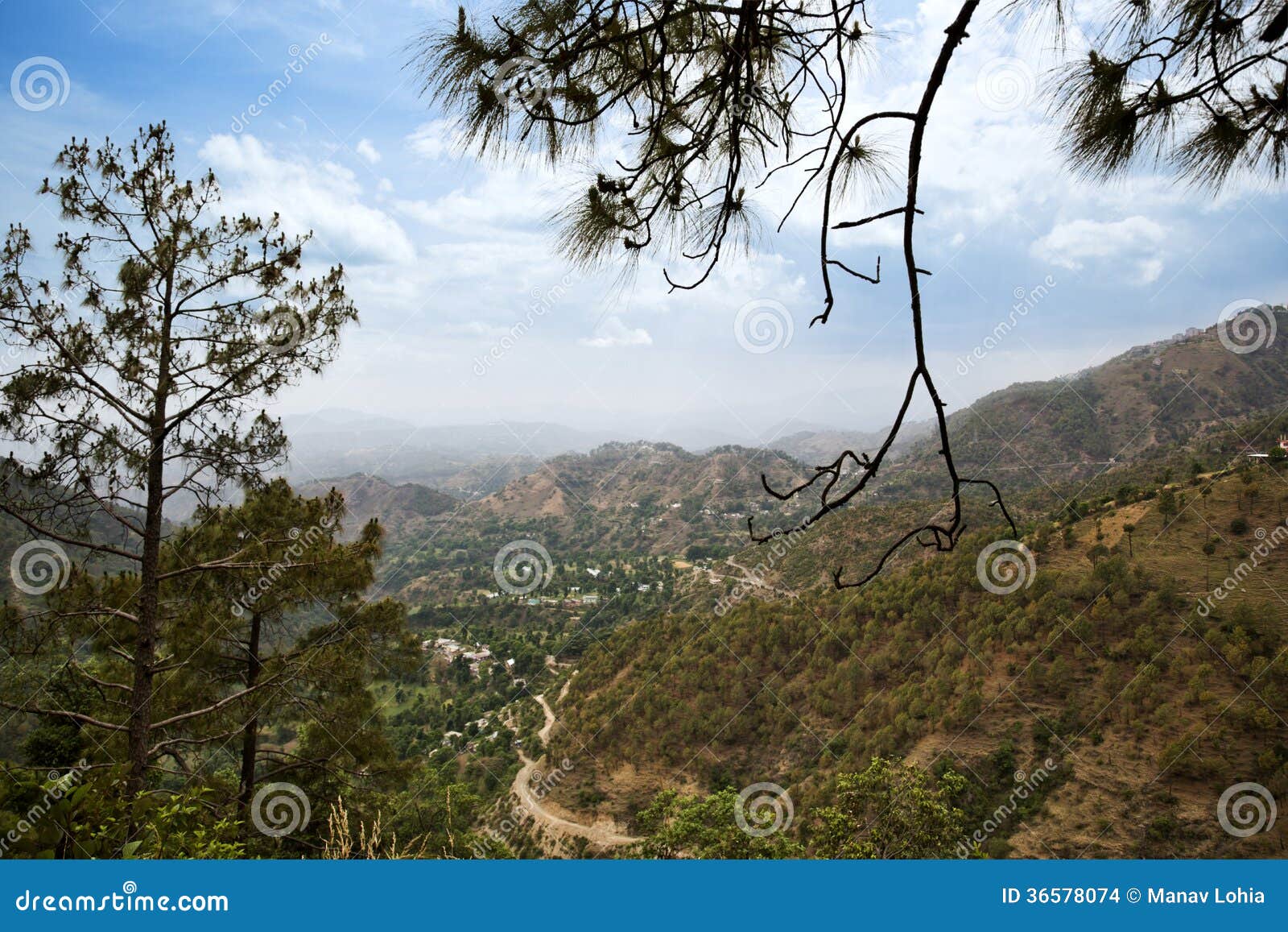Mountain Range, Shimla, Himachal Pradesh, India Stock Photo - Image of ...