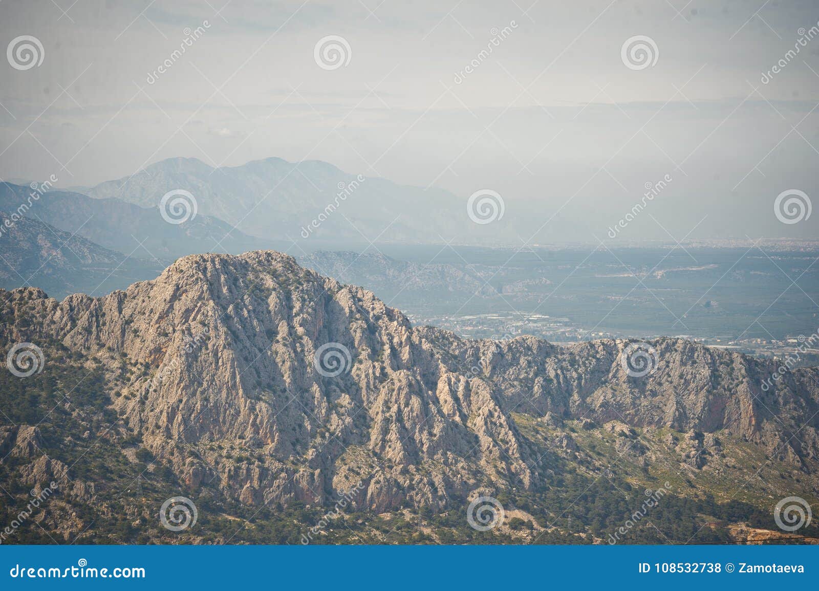 The Views of the Mountain Range in Southern Turkey. 8598 Stock Photo ...