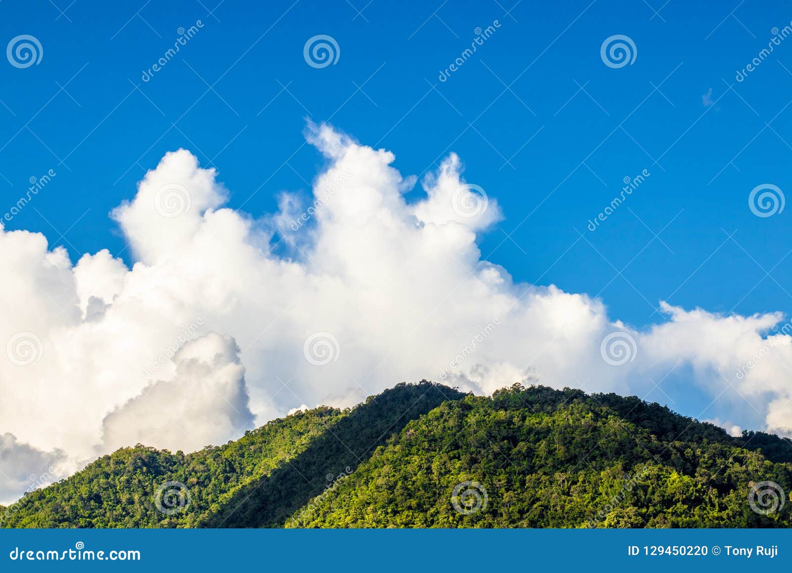 Mountain range in Thailand stock photo. Image of mountains - 129450220