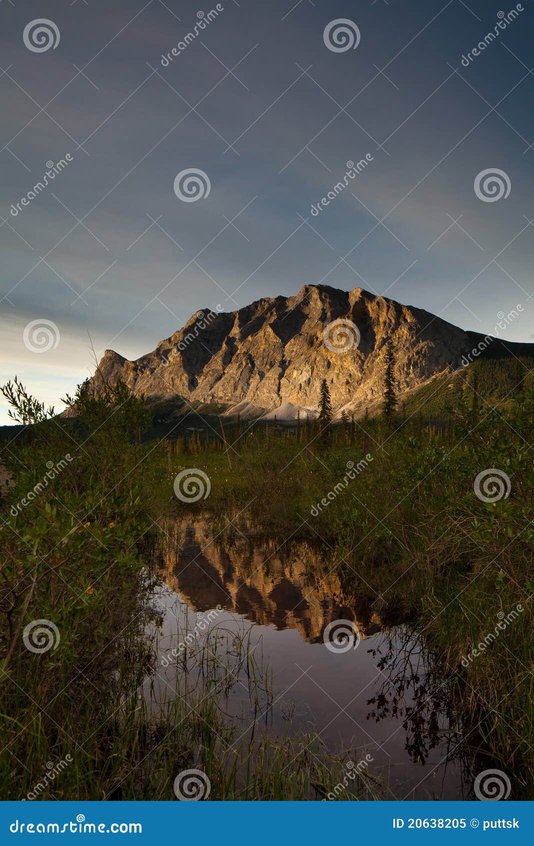 Mountain reflection stock image. Image of unpaved, highway - 20638205