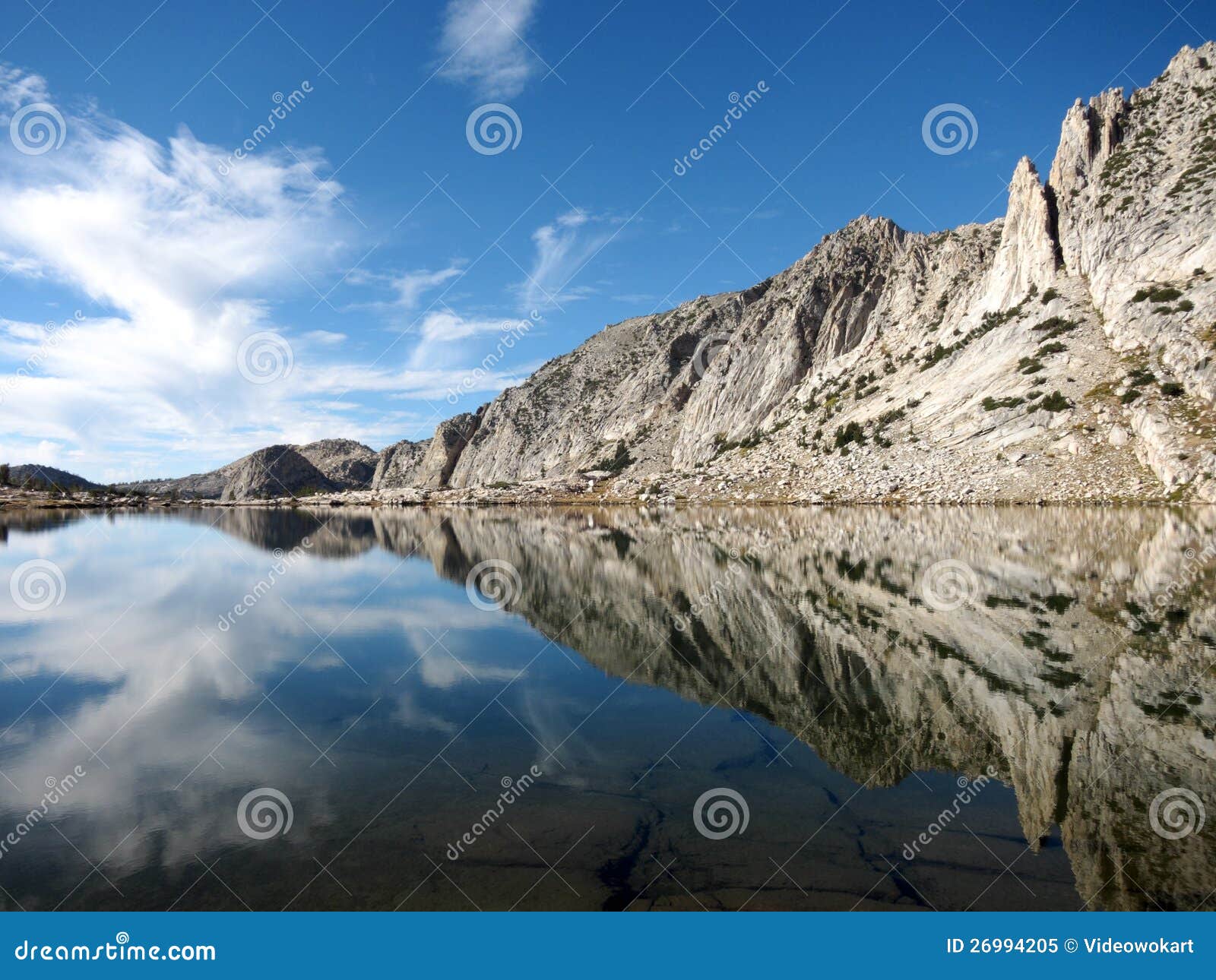 Mountain reflection stock image. Image of outdoors, park - 26994205