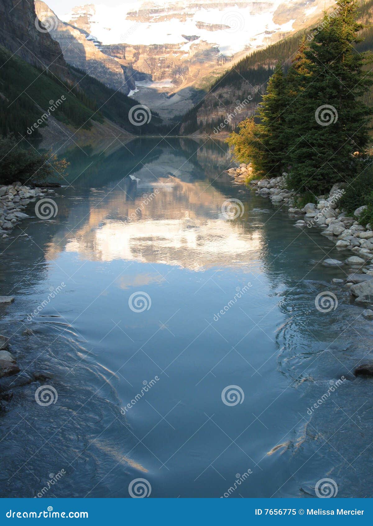 Mountain reflection stock image. Image of mount, elevation - 7656775