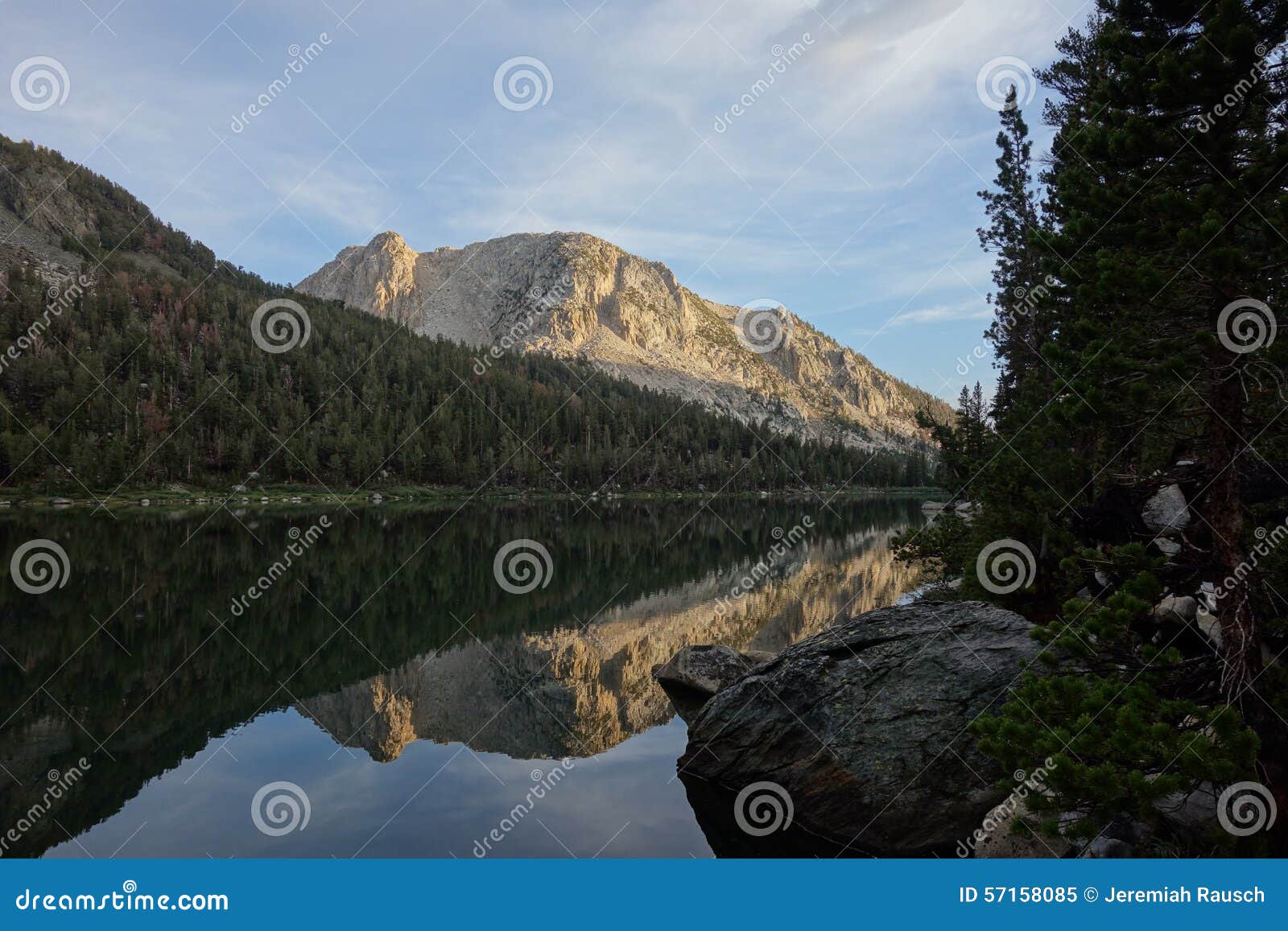 Mountain Reflection on Lake Stock Image - Image of mountain, reflection ...
