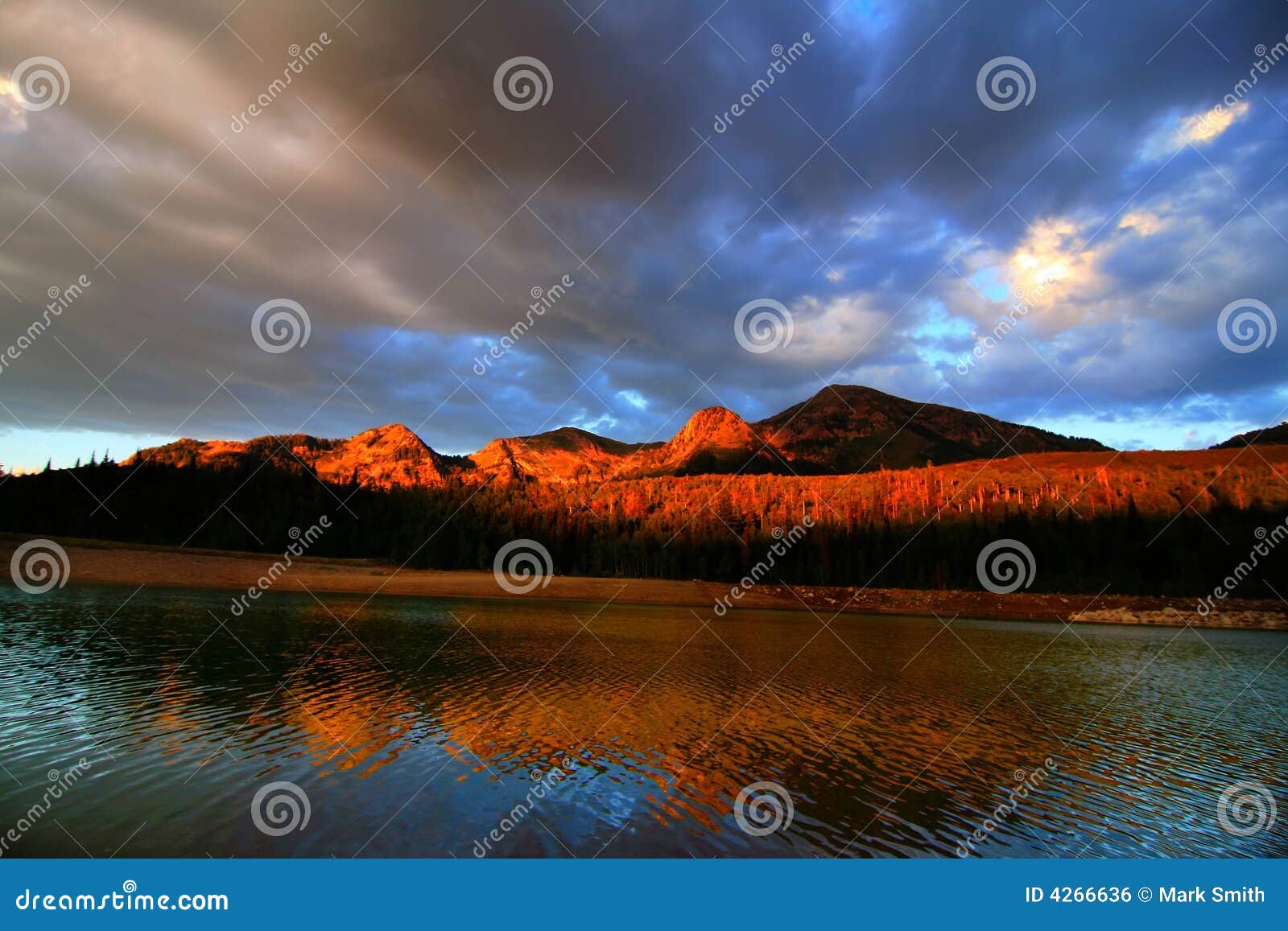 Mountain Reflections 6 stock photo. Image of clouds, peaceful - 4266636