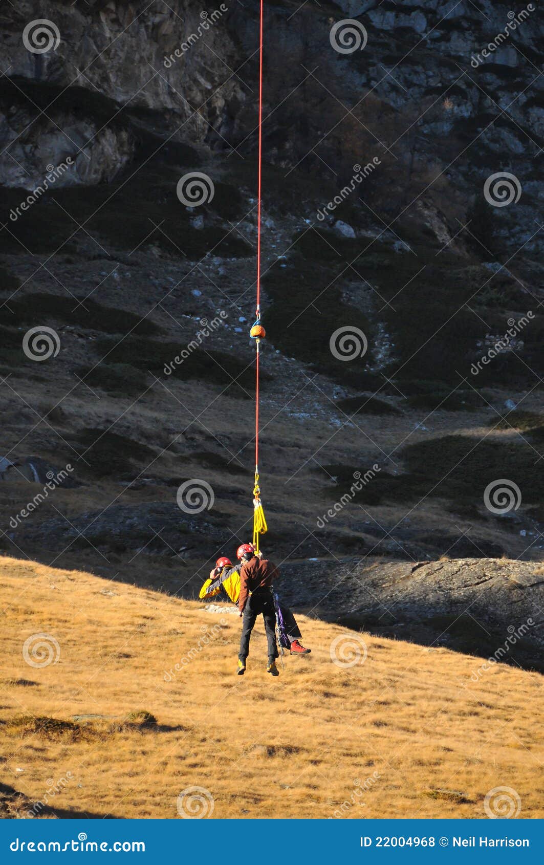 Mountain Rescue stock photo. Image of suspended, sporting - 22004968