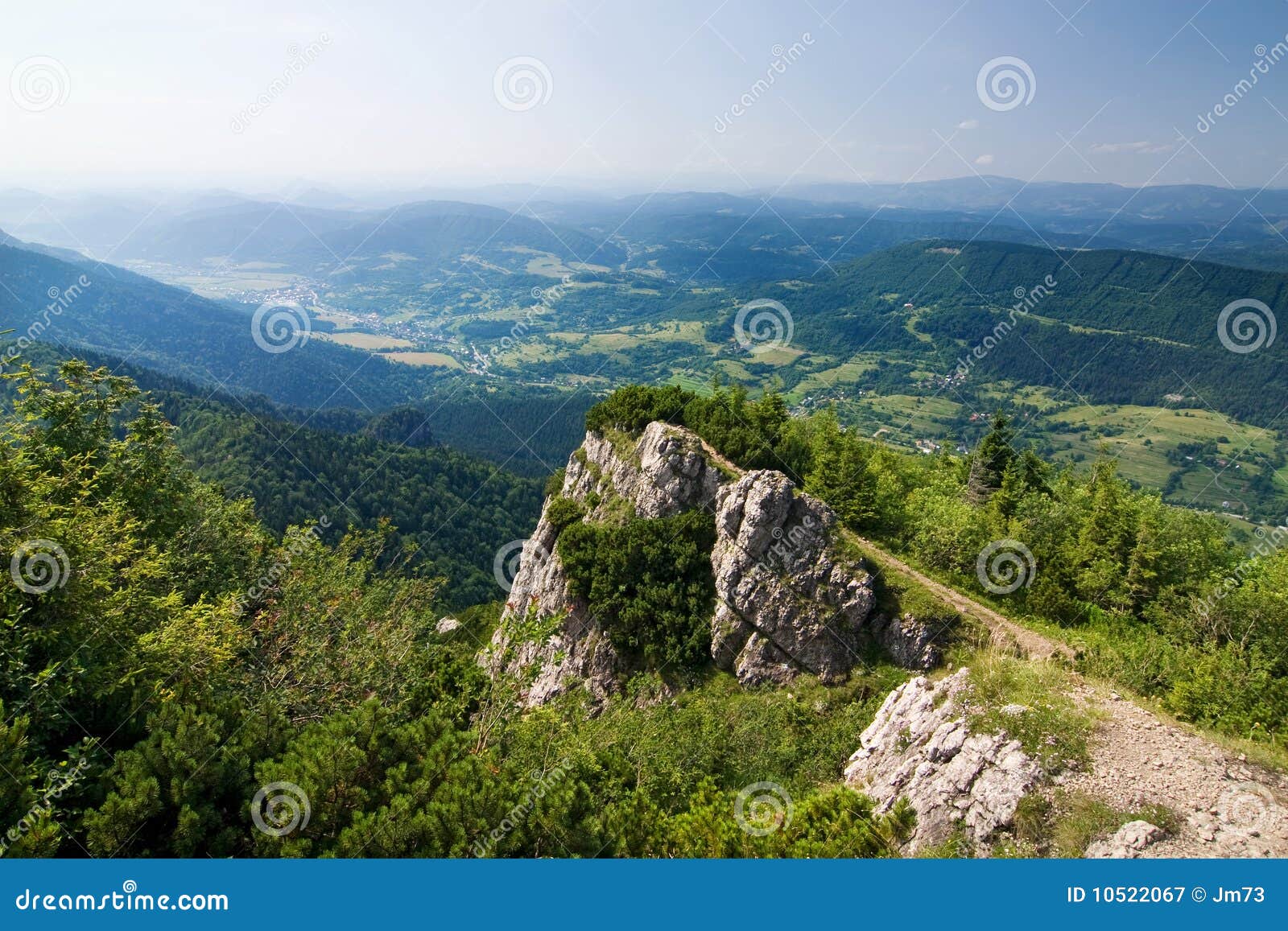 On the mountain-ridge stock image. Image of road, path - 10522067