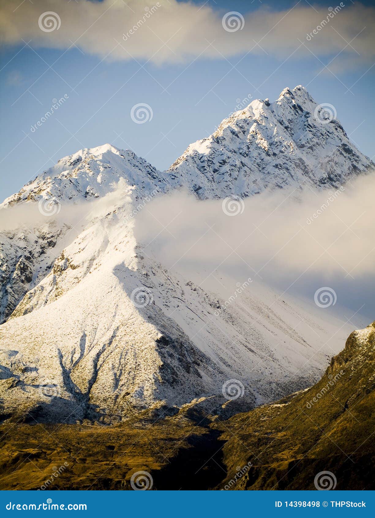 Mountain Ridge stock photo. Image of mountaineering, climbing - 14398498