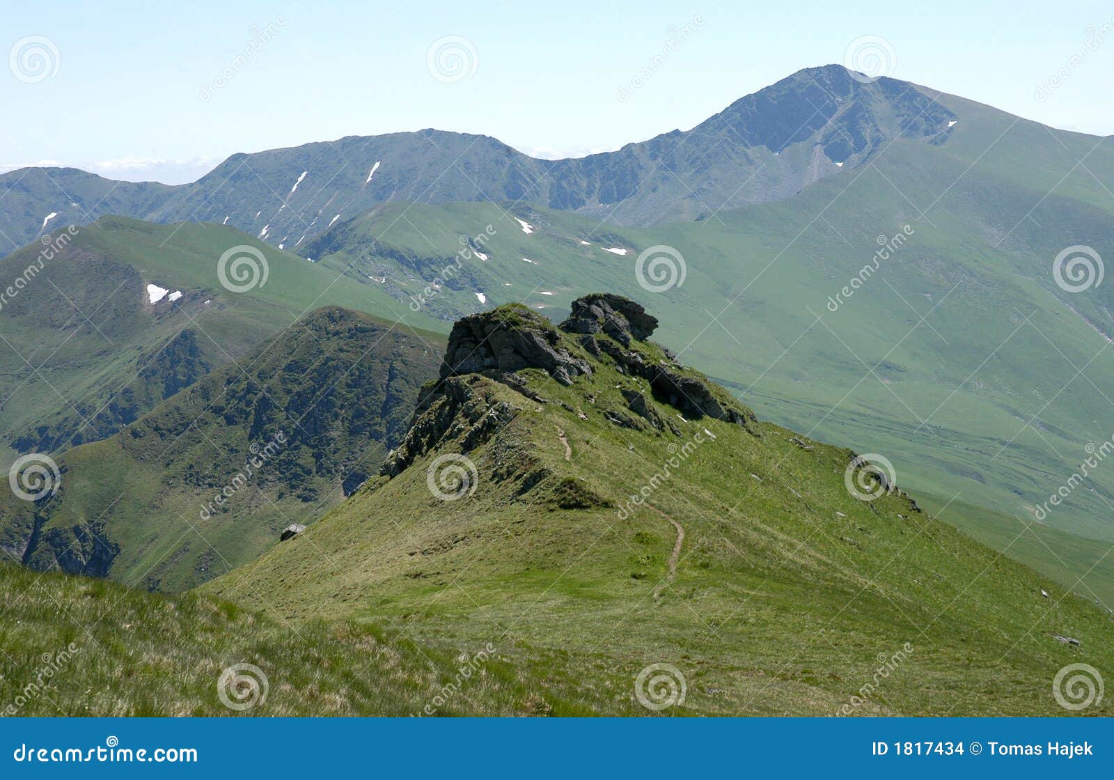 Mountain ridge stock photo. Image of desolate, slope, mountain - 1817434