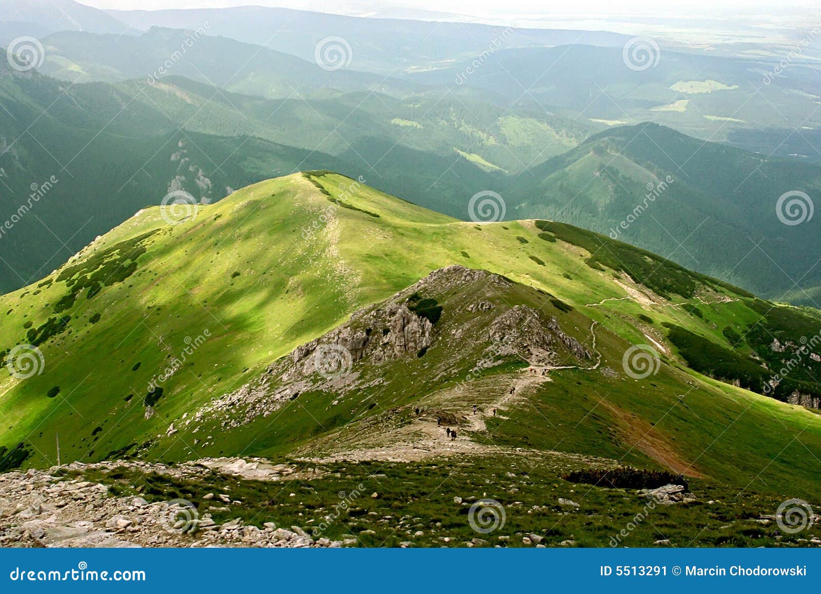 Mountain ridge stock image. Image of slopes, serene, meadows - 5513291