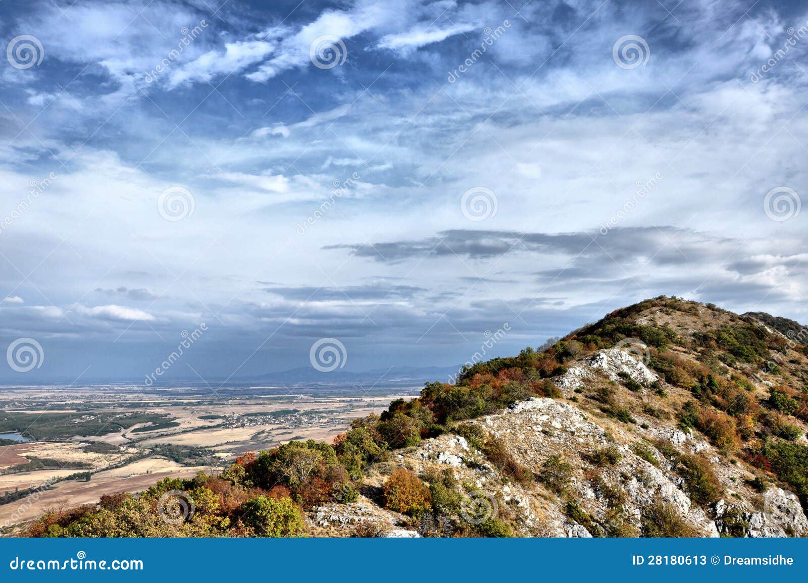 Mountain Ridge Against the Sky Stock Image - Image of clear, land: 28180613