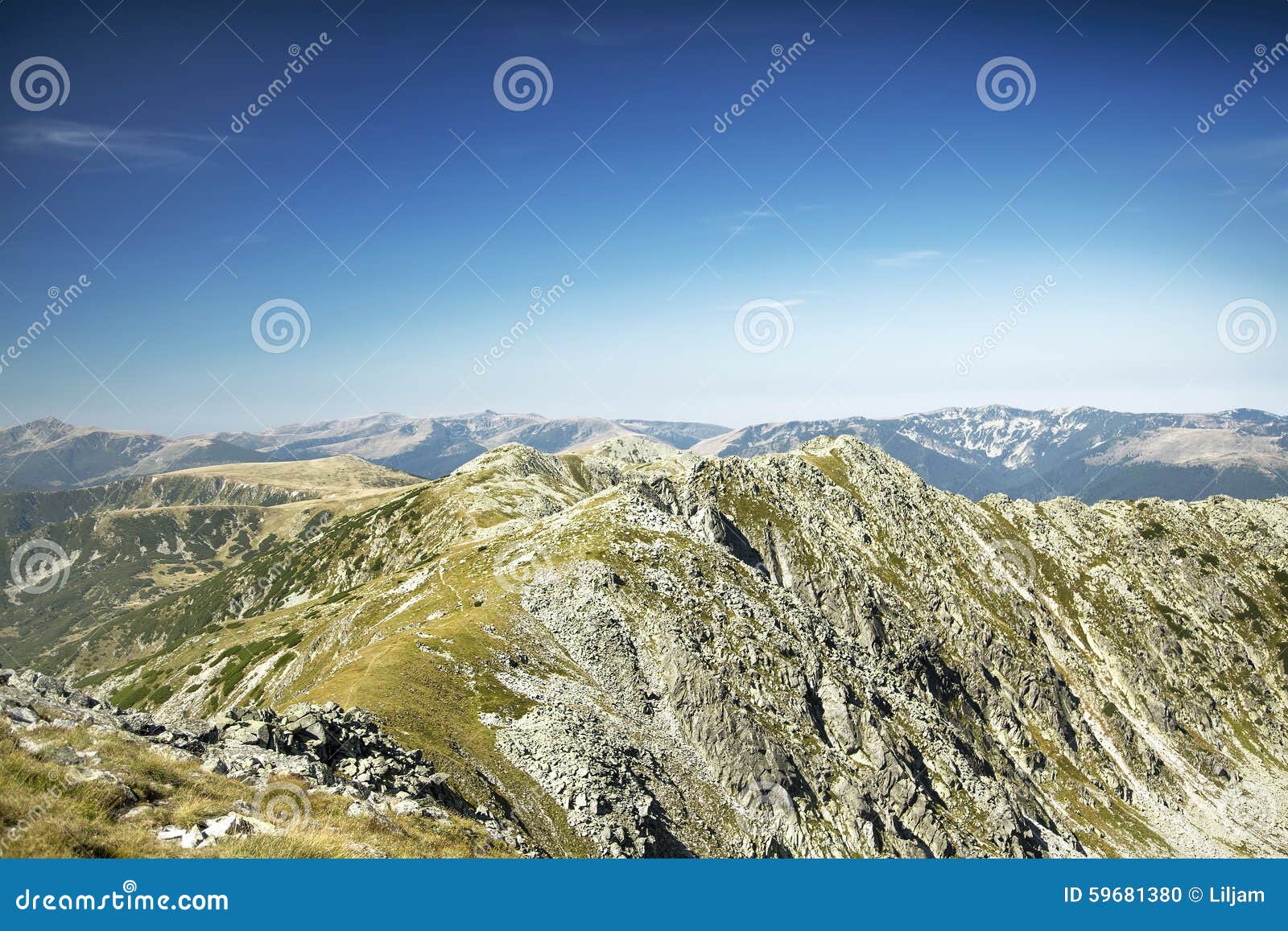 Mountain Ridge Landscape stock photo. Image of green - 59681380