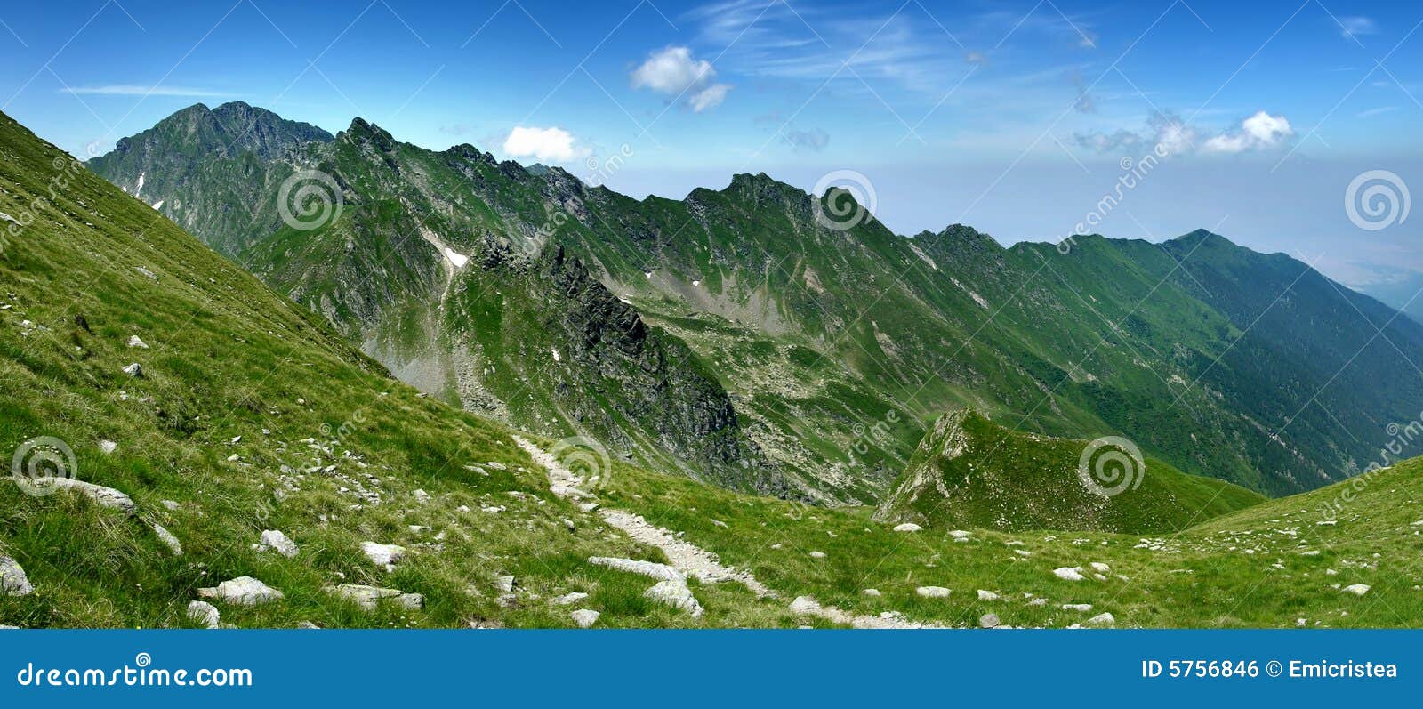 Mountain ridge in Romania stock photo. Image of peak, hard - 5756846