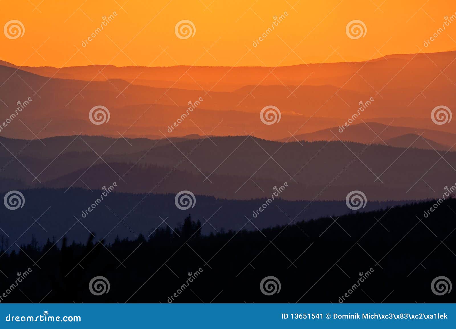 Mountain ridges stock image. Image of picturesque, mountain - 13651541